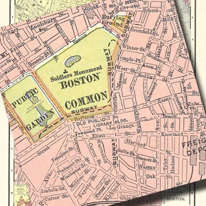 Printable Map of Boston, High Resolution 600 Dpi Printable File for ...