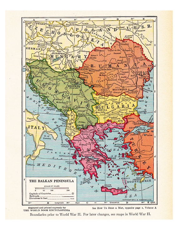 Balkans World Map