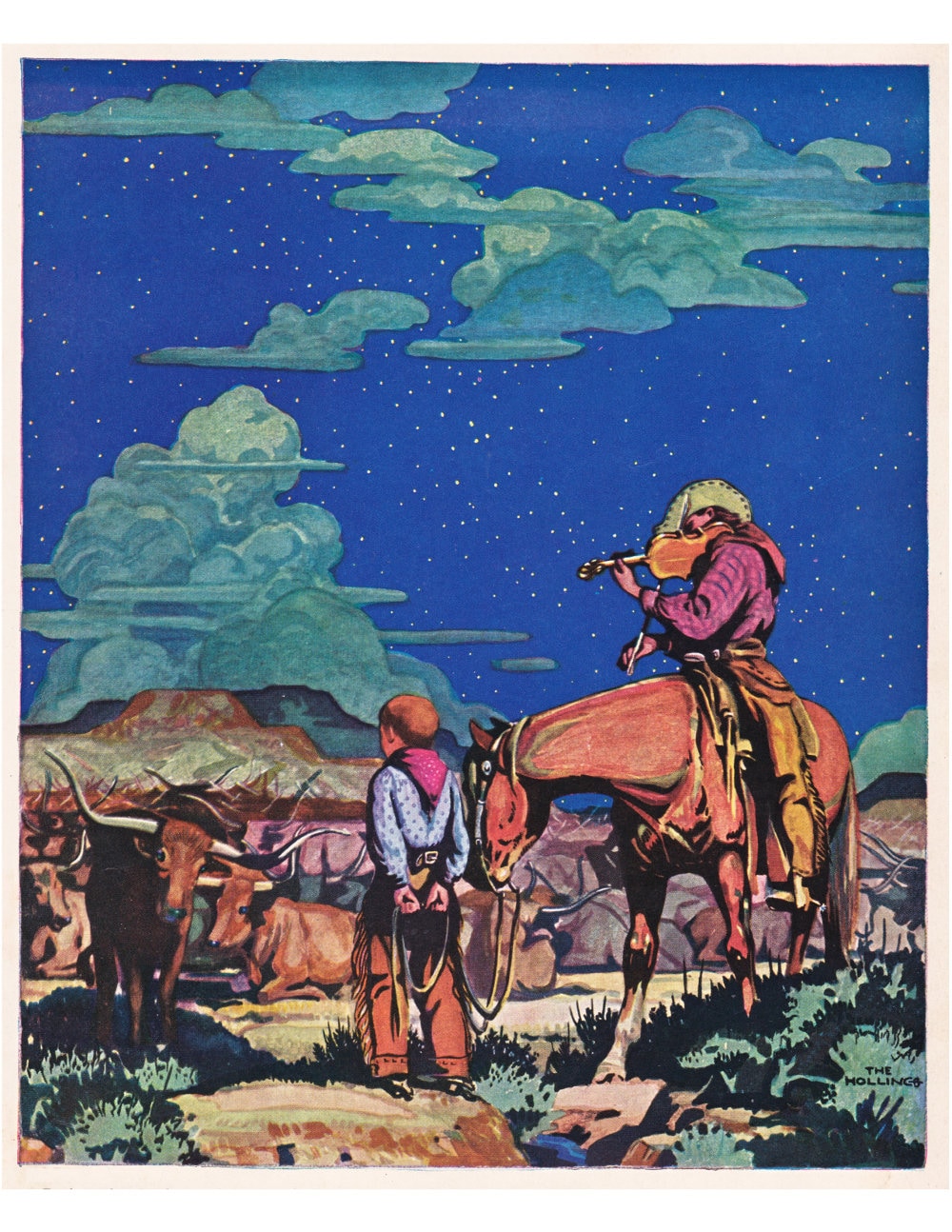 Vintage Cowboy Illustration