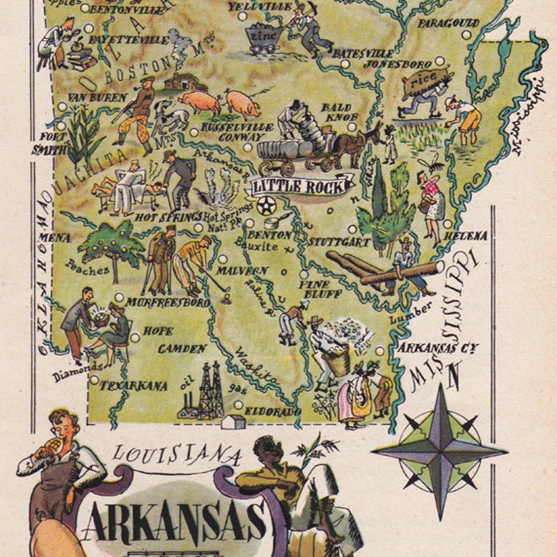 Antique Arkansas - Etsy