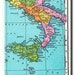 Printable Map of Italy From the 1920's, Unique Gift, Home Decor, Arts ...