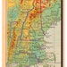 Printable New England Map, Digital Print, Gift, Home Decor, Wall Art ...