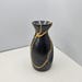 Black Kintsugi Sake Bottle - Kintsugi Bottle - Kintsugi Vase - Black ...