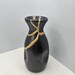 Black Kintsugi Sake Bottle - Kintsugi Bottle - Kintsugi Vase - Black ...