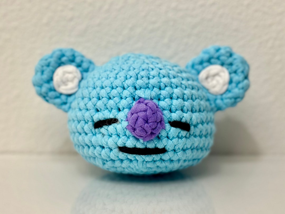 Koya BT21 Amigurumi Crochet (the Woobles) Handmade Plushie Toy Stuffed ...