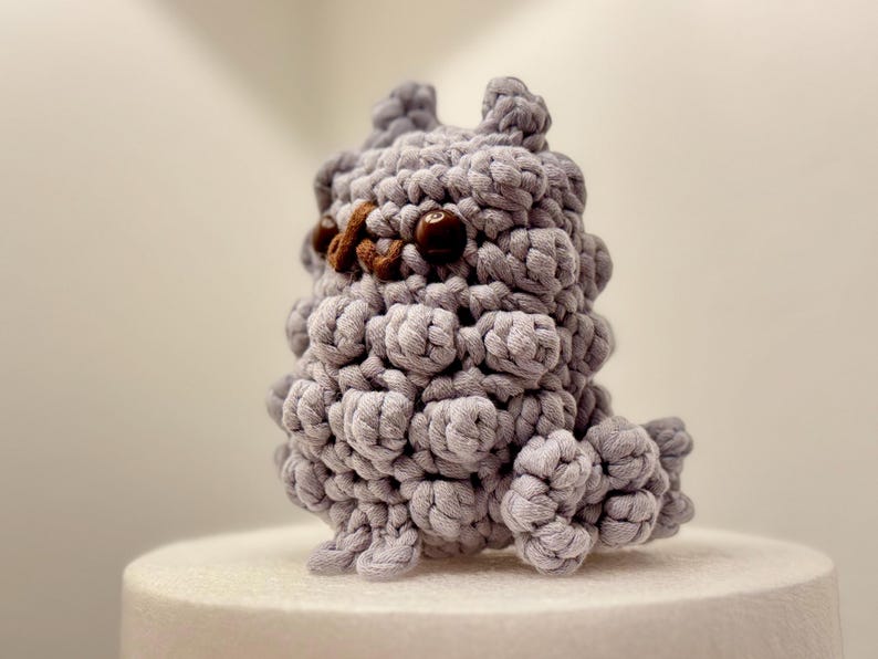 Stormy Pusheen Cat Amigurumi Crochet (the Woobles) Character Animation ...