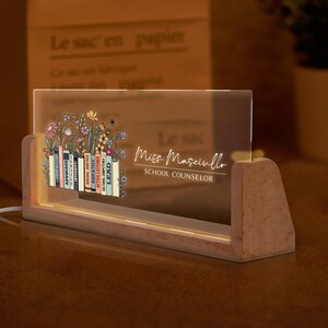 School Counselor Desk Name Plate, Counselor Desk Sign, Mental Health ...