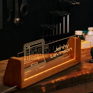 Software Engineer Desk Sign, Custom Computer Science Office Decor ...