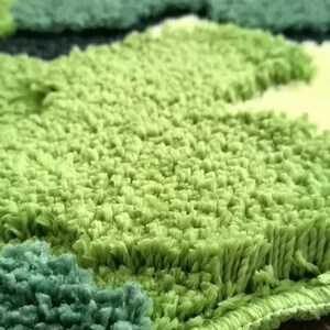 Moss Rug Nature Decor Rug for Living Room Rug Mossy Rug for Bedroom ...