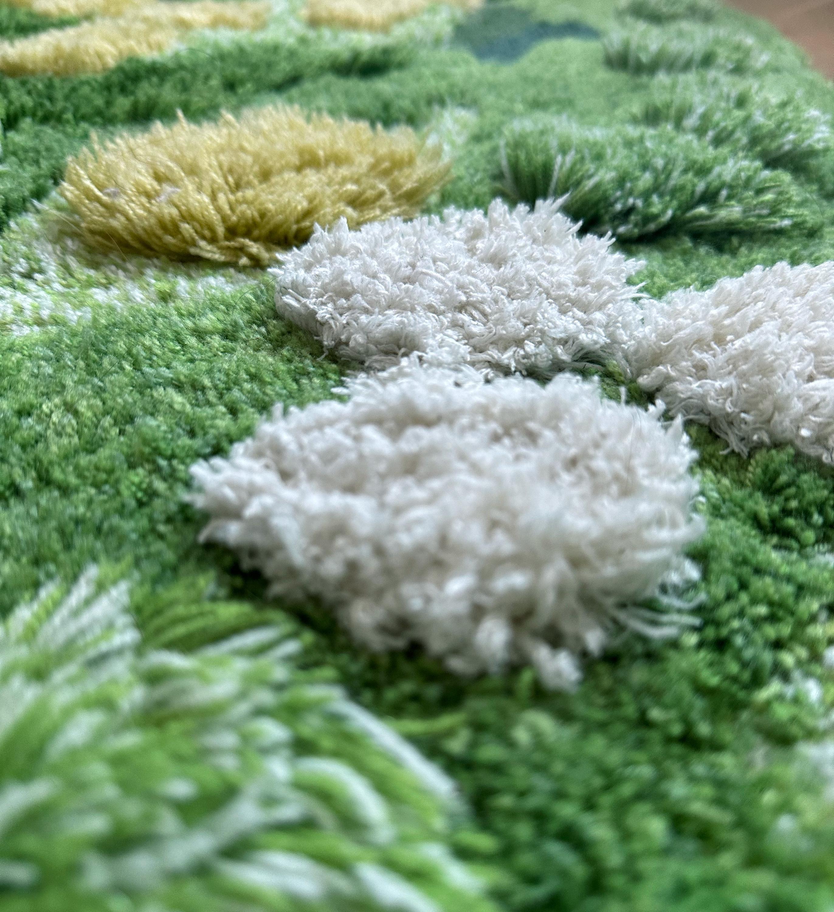 Moss Rug Nature Decor Rug for Living Room Rug Mossy Rug for Bedroom ...