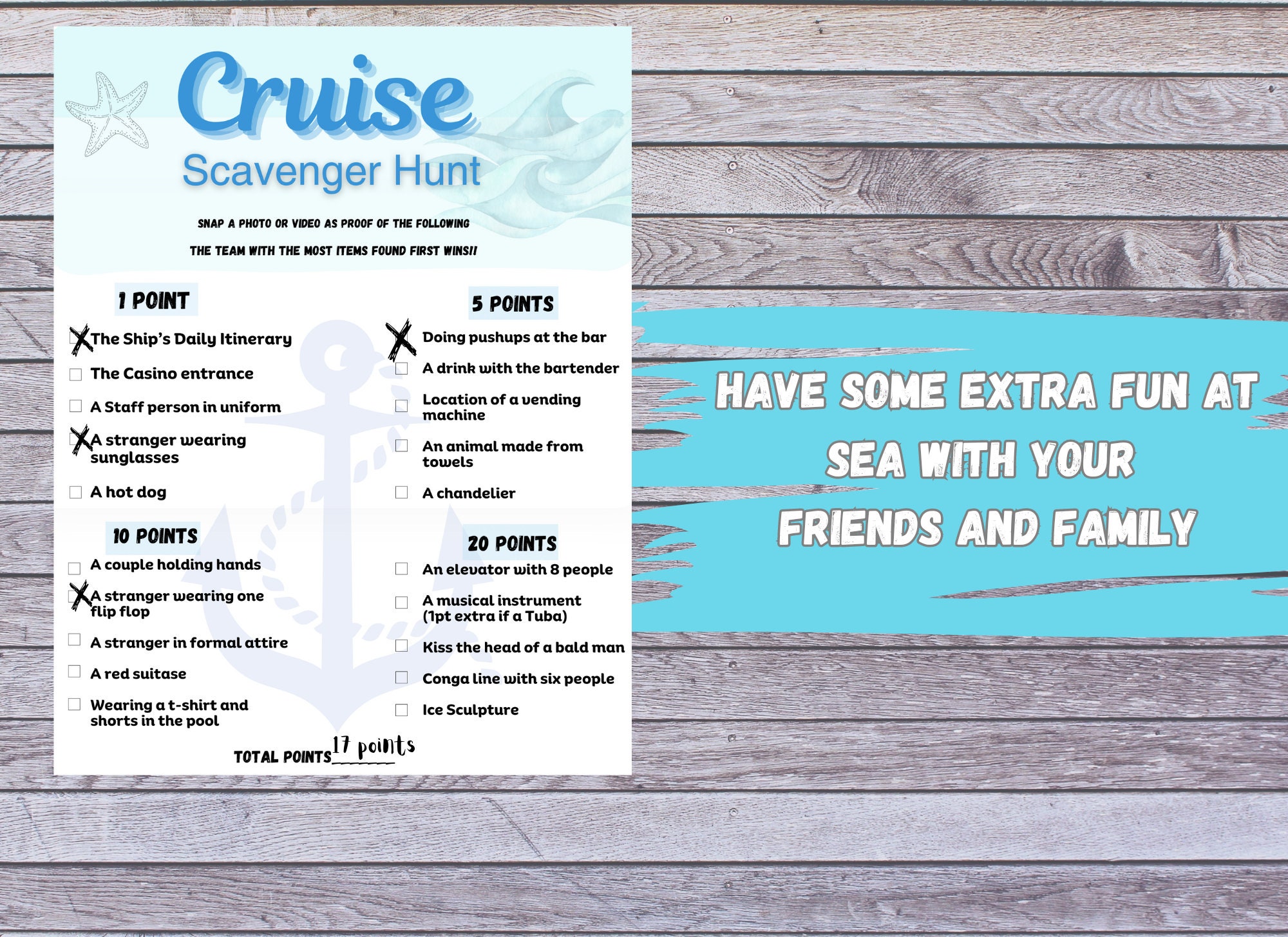 Cruise Ship Photo Scavenger Hunt - Etsy