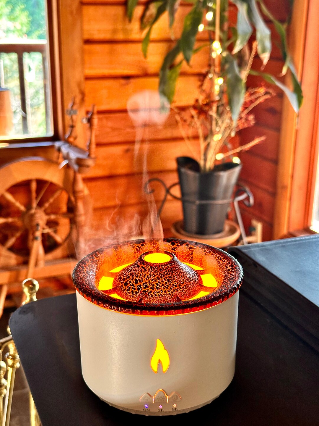 Volcano Essential Oil Diffuser, Mushroom Cloud, Super Cool and Tranquil ...