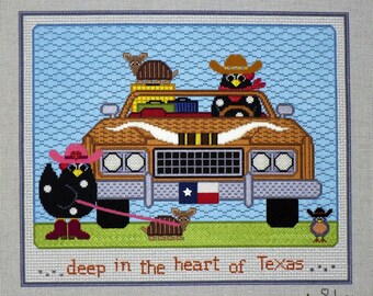 Texas Needlepoint Canvas - Etsy