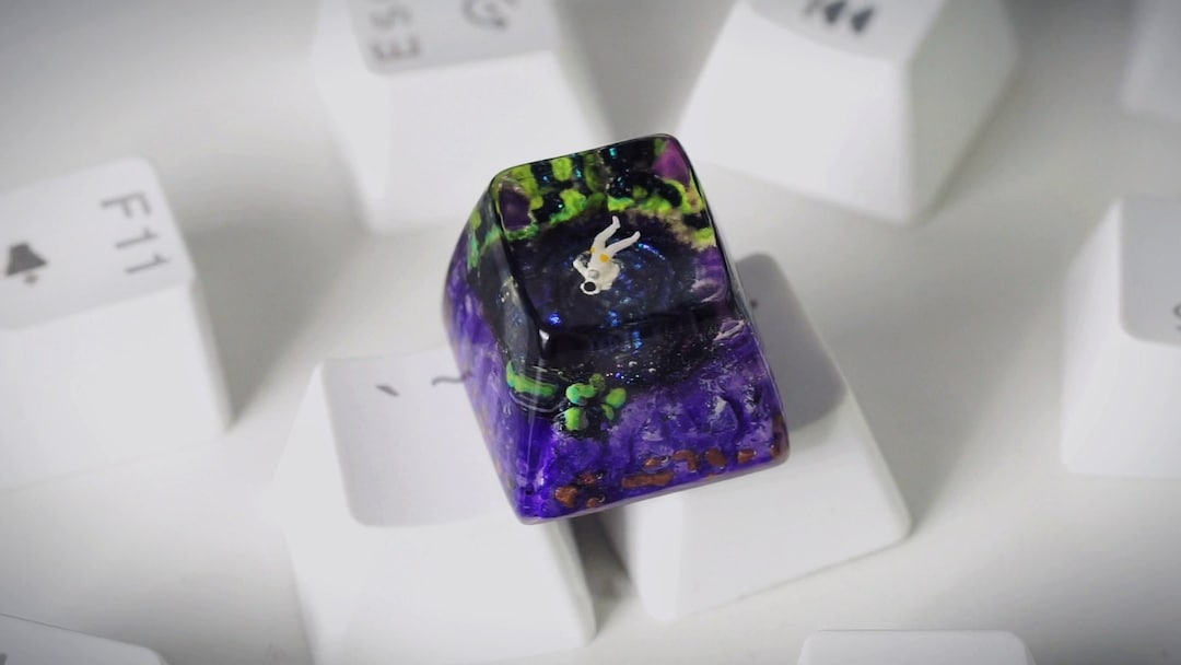Interstellar Keycap, Astronaut Keycap, Spaceman Keycap, Universe Keycap ...