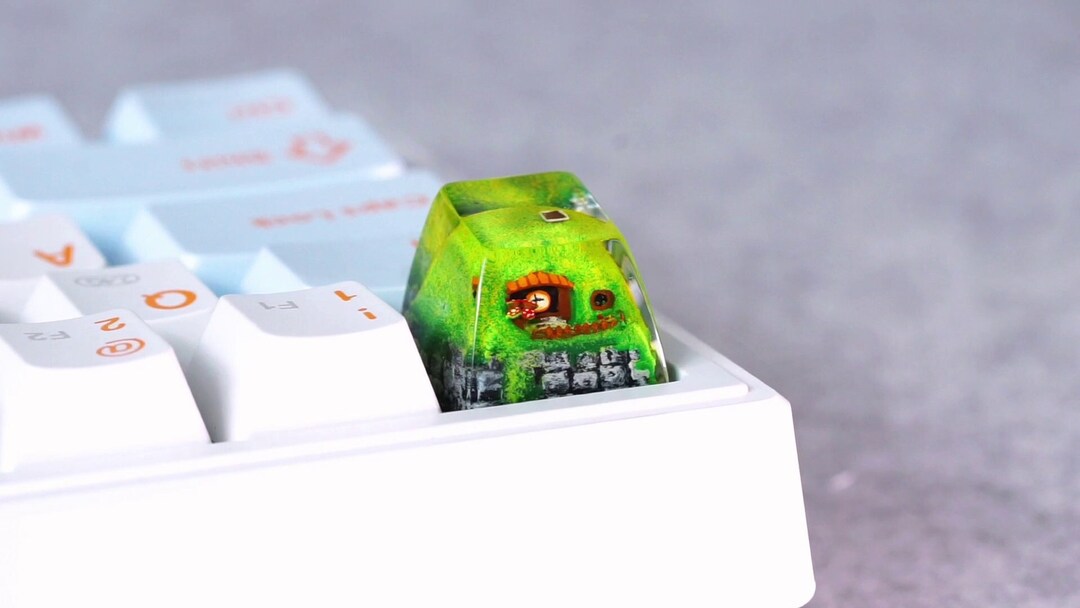 LIMITED SALE 50% Hobbit House Keycap, Artisan Keycap, L.O.T.R Keycap ...