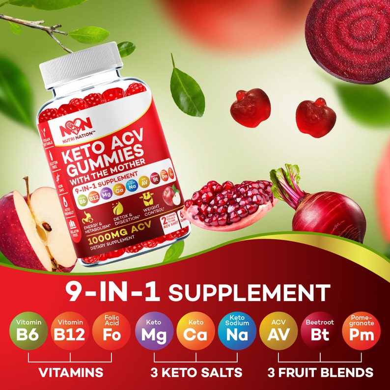 Official Keto ACV Gummies With the Mother and Bhb Salts Buy 2 Get 1 ...