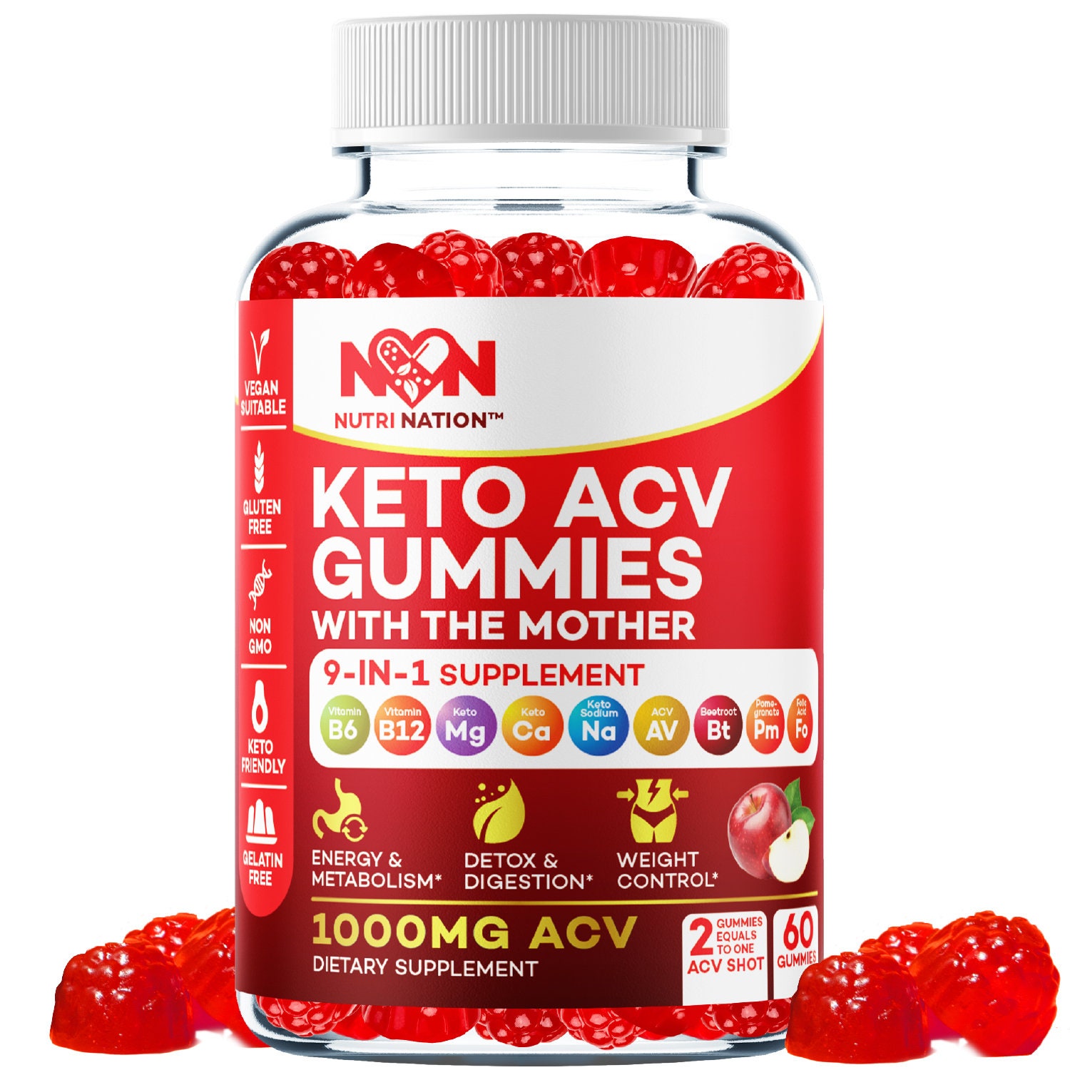 Official Keto ACV Gummies With the Mother and Bhb Salts Buy 2 Get 1 ...
