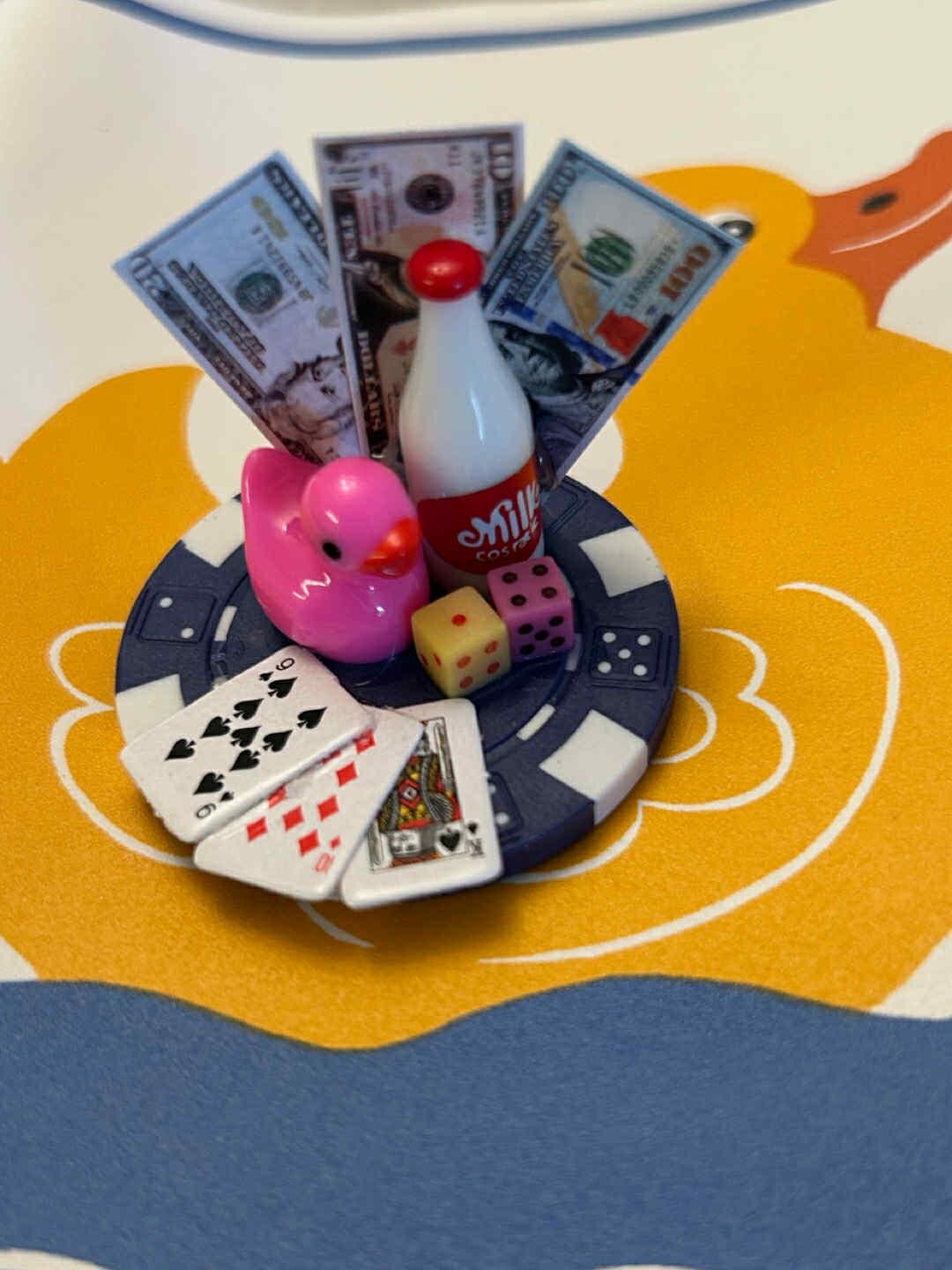 Rubber Duck Favors Party Casino Poker Chips Cruising Ducks Hiding Ducks ...