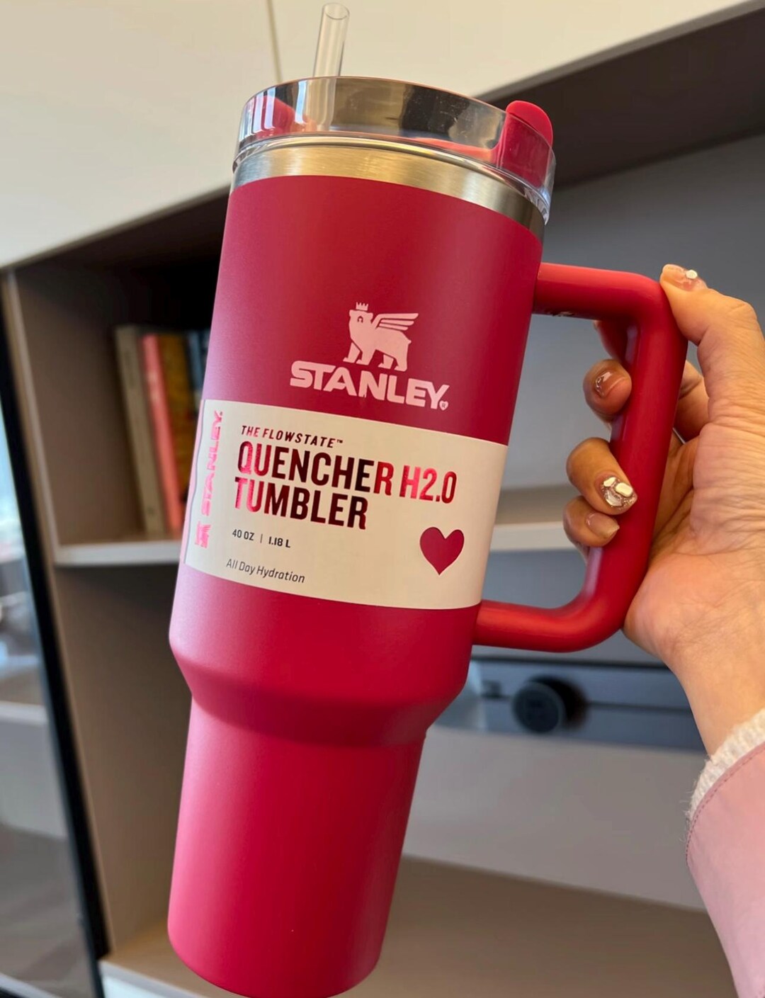 Personalized Custom Name Hearts Red Valentine Stanley 40oz Cup,name ...