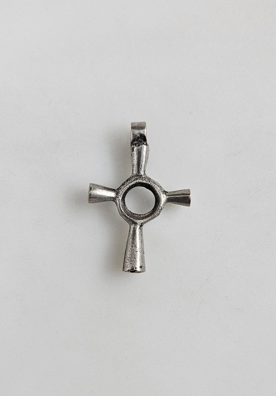 Coptic Cross Pendant, Silver Cross, Metal Pendant, Cross Charm - Etsy