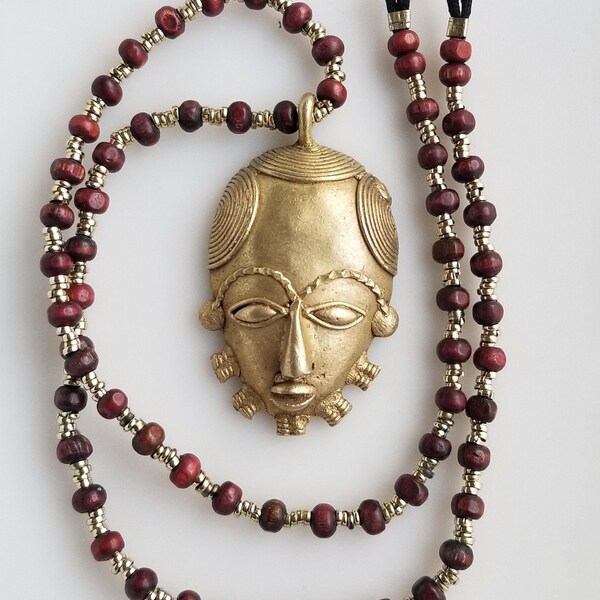African Mask Jewelry - Etsy