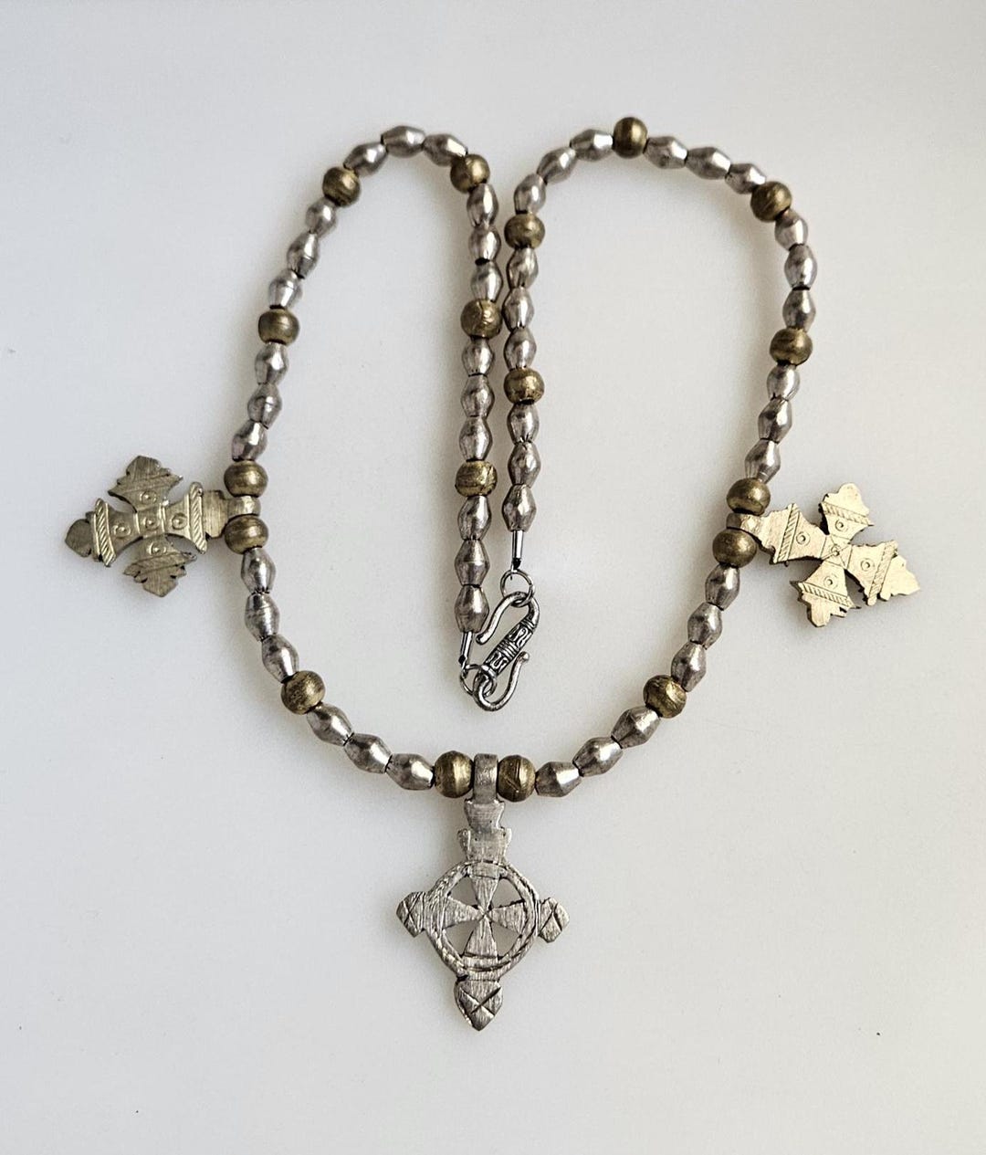 Coptic Cross Necklace, Bold Ethiopian Jewelry - Etsy