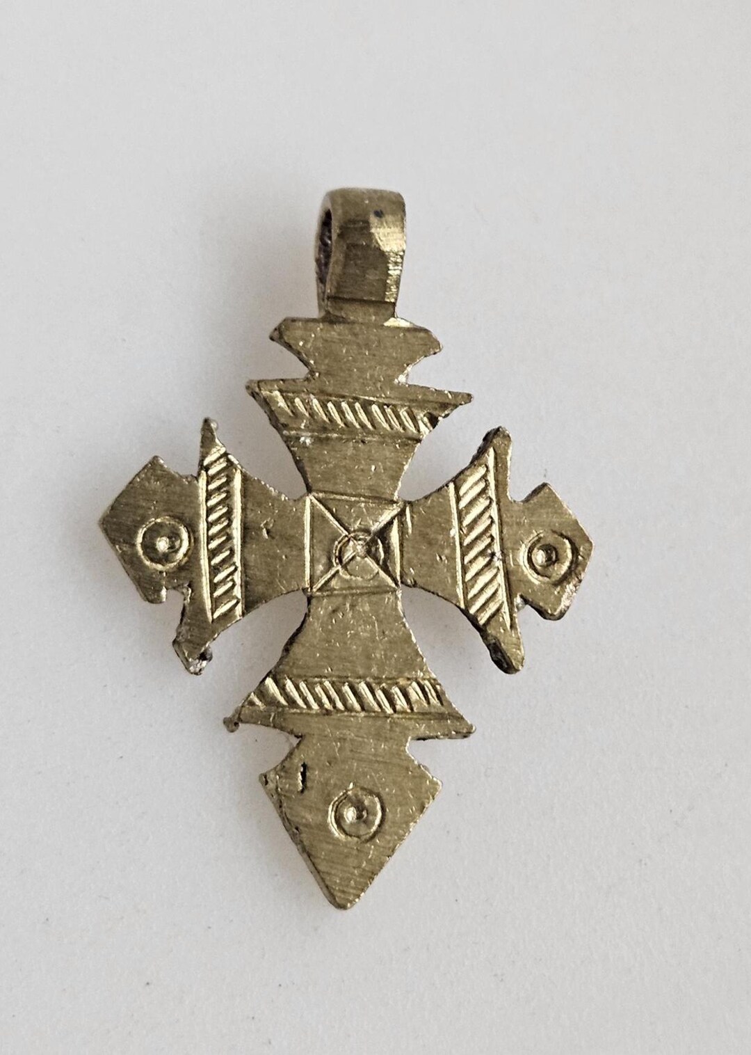 Small Ethiopian Coptic Cross Pendant - Etsy