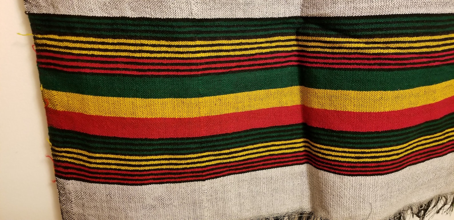 Rasta Scarf Ethiopian Handwoven Scarf Ethiopian Wrap - Etsy