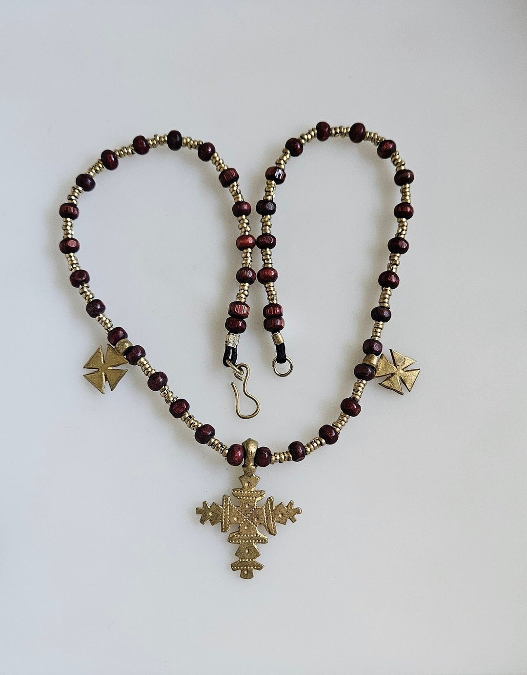 Ethiopian Cross Necklace, Cross Pendants, Handmade Necklace, Ethnic ...