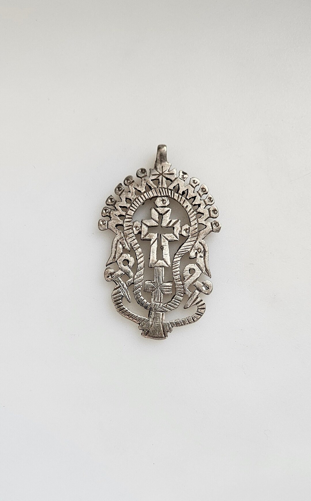 Lalibela Ethiopian Coptic Cross Pendant, Handmade in Ethiopia - Etsy