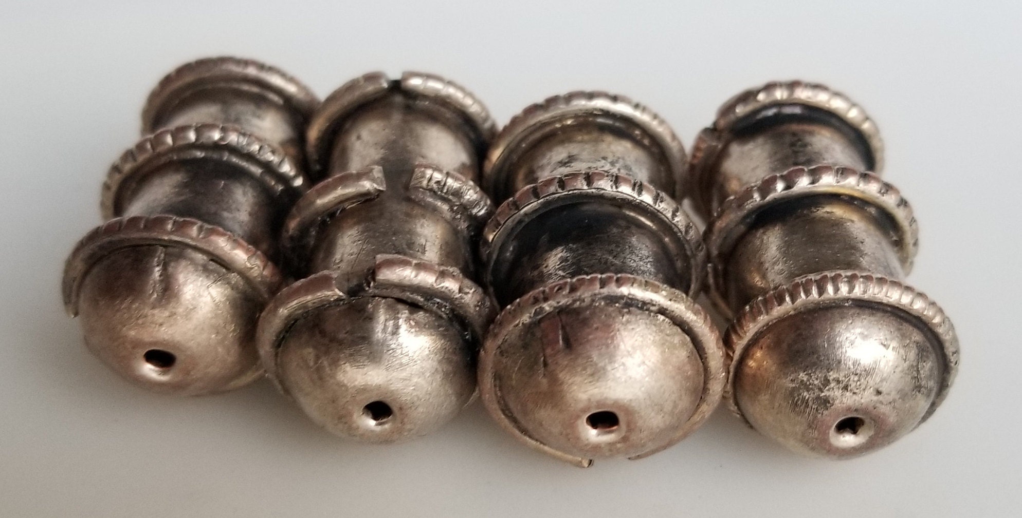 Long metal bead Ethiopian bead African trade bead tube bead | Etsy