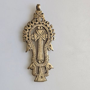 Lalibela Cross, Ethiopian Coptic Cross, Brass Pendant, Golden Cross - Etsy