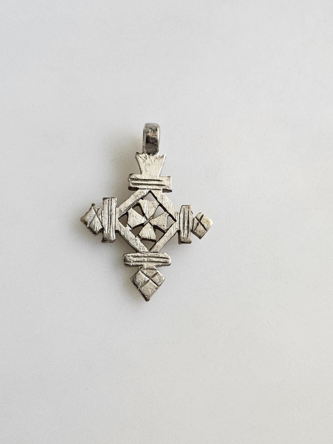 Handcrafted Ethiopian Coptic Cross Pendant (1.75 Inch) - Etsy