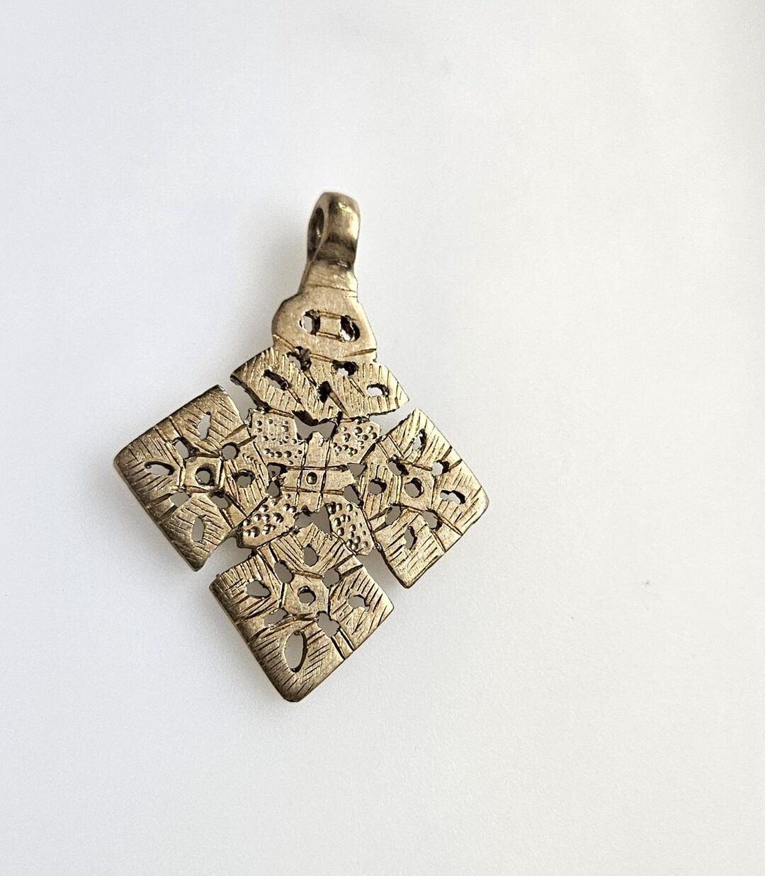 Ethiopian Cross Pendant, Handmade in Ethiopia - Etsy