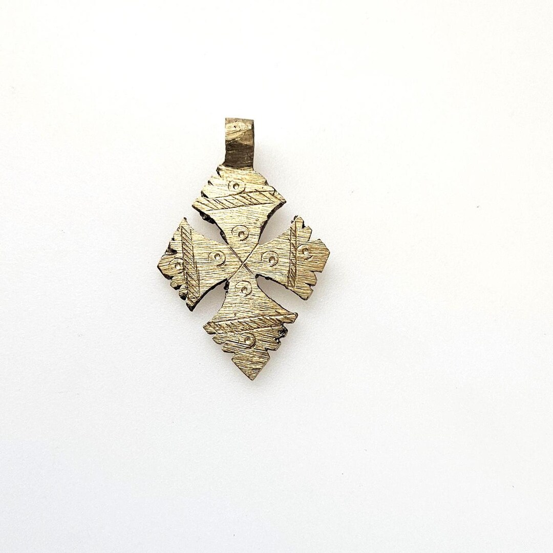 Small Ethiopian Coptic Cross Pendant - Etsy