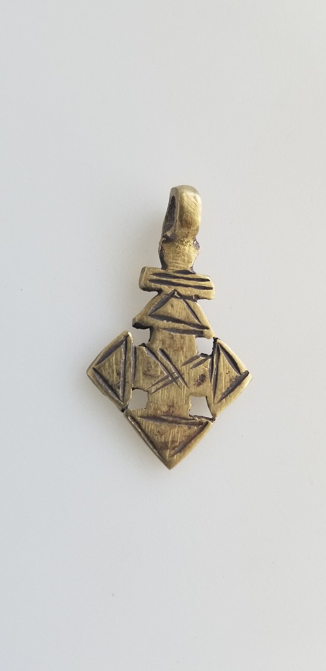 Handcrafted Brass Ethiopian Coptic Cross Pendant - Etsy