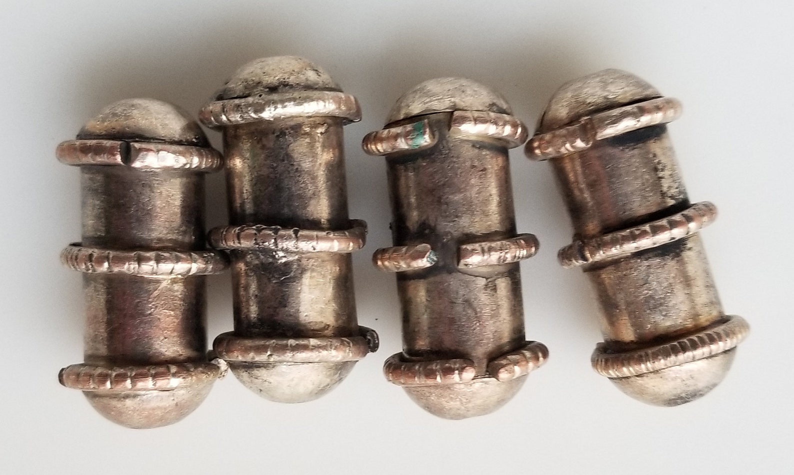 Long Metal Bead Ethiopian Bead African Trade Bead Tube Bead - Etsy