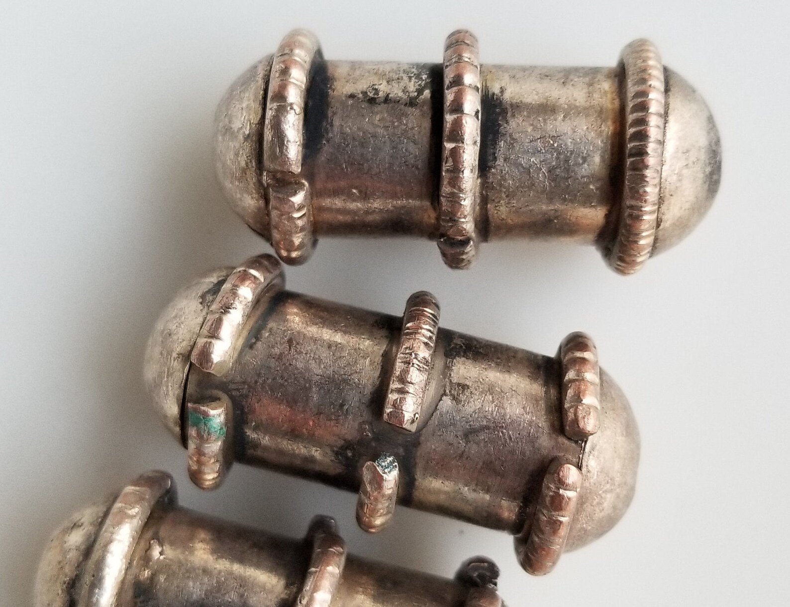 Long Metal Bead Ethiopian Bead African Trade Bead Tube Bead - Etsy