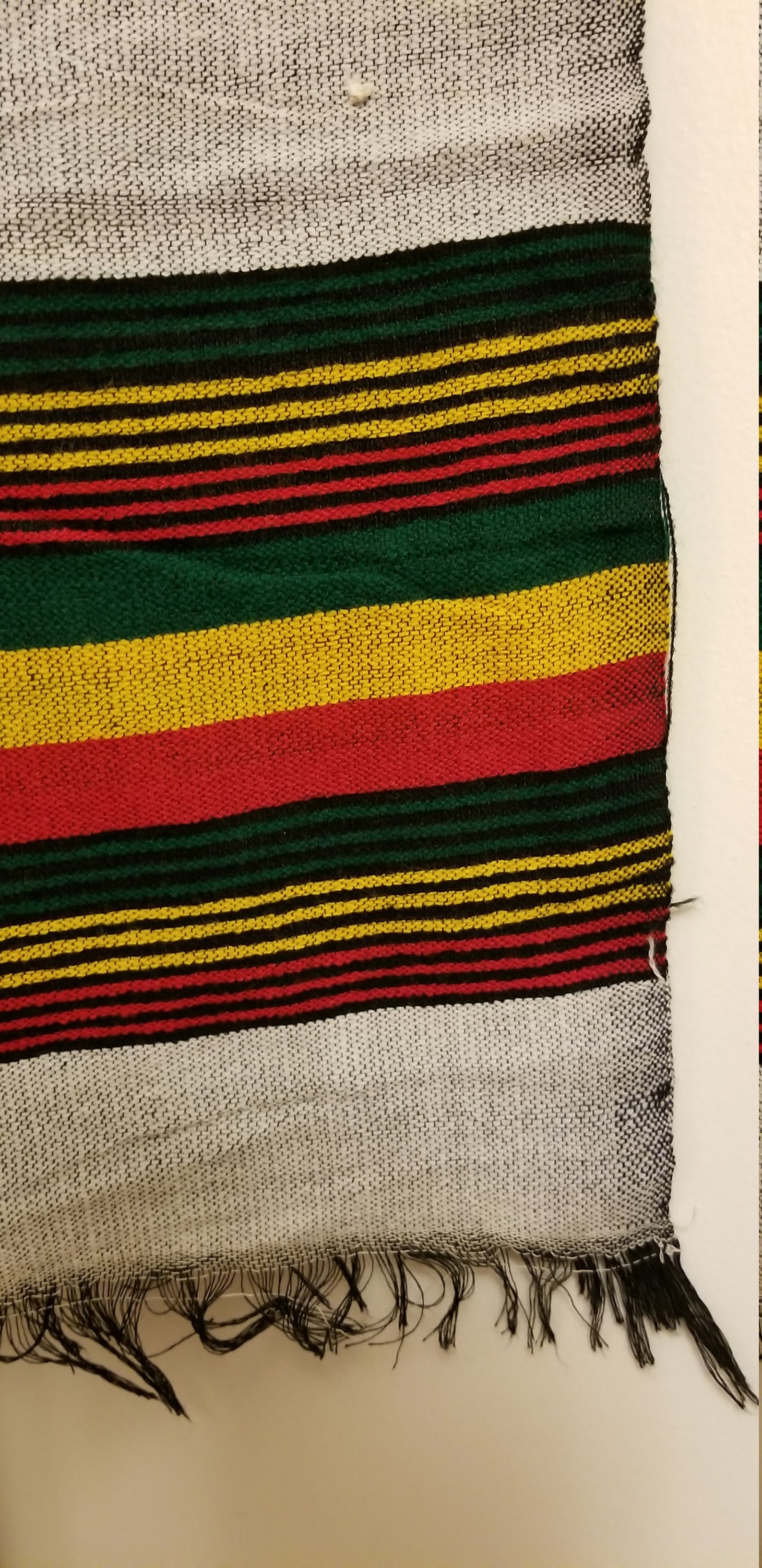 Rasta Scarf Ethiopian Handwoven Scarf Ethiopian Wrap - Etsy