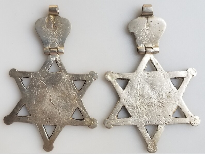Hinged Ethiopian Rasta Pendant Star of David Pendant - Etsy
