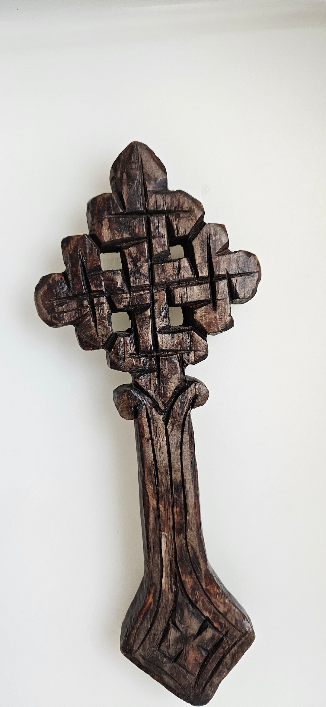 Ethiopian Blessing Cross Wood Cross Hand Carved Cross - Etsy