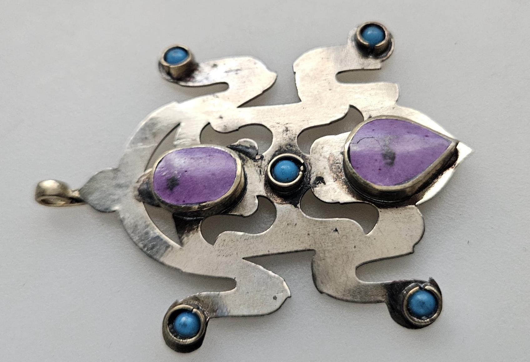 Afghan Turkmen Asyk Pendant: Ethnic Tribal Jewelry - Etsy