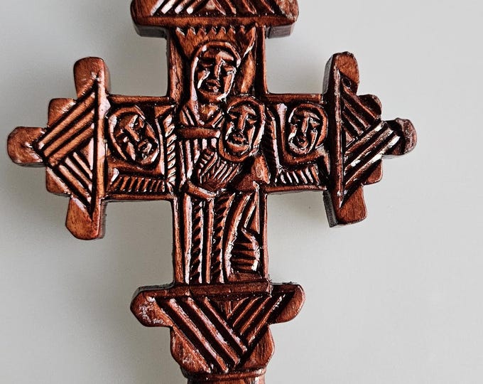 Ethiopian Handheld Cross, Crucifix Blessing Cross, Orthodox Coptic - Etsy