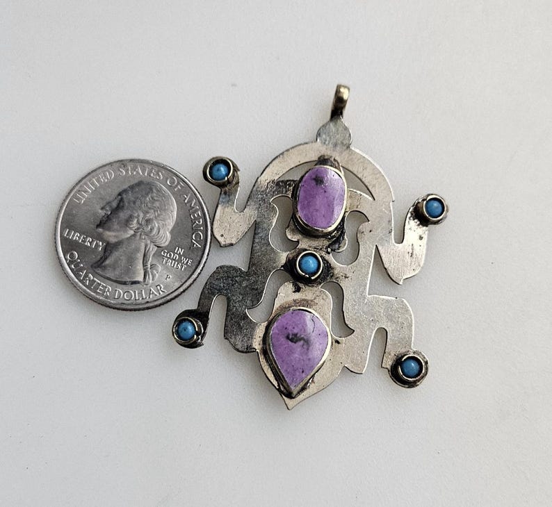 Afghan Turkmen Asyk Pendant: Ethnic Tribal Jewelry - Etsy