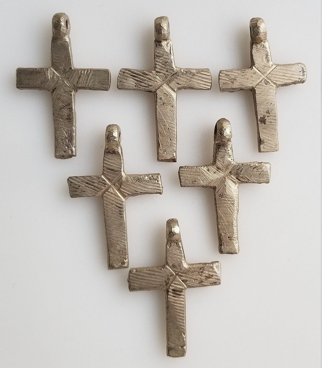 SMALL Rustic Ethiopian Coptic Cross Pendan - Etsy