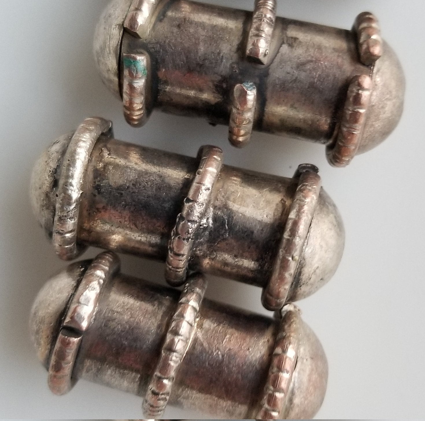 Long metal bead Ethiopian bead African trade bead tube bead | Etsy