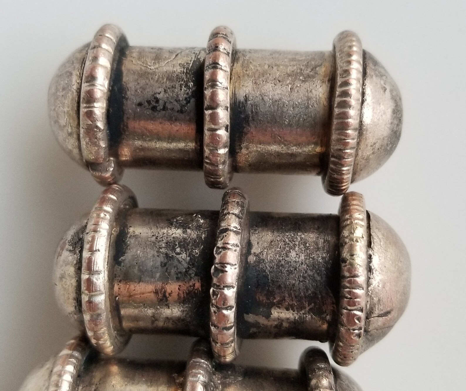 Long Metal Bead Ethiopian Bead African Trade Bead Tube Bead - Etsy