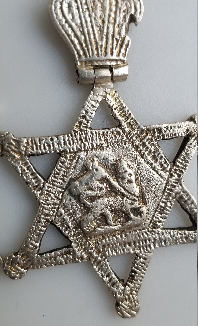 Hinged Ethiopian Rasta Pendant Star of David Pendant - Etsy