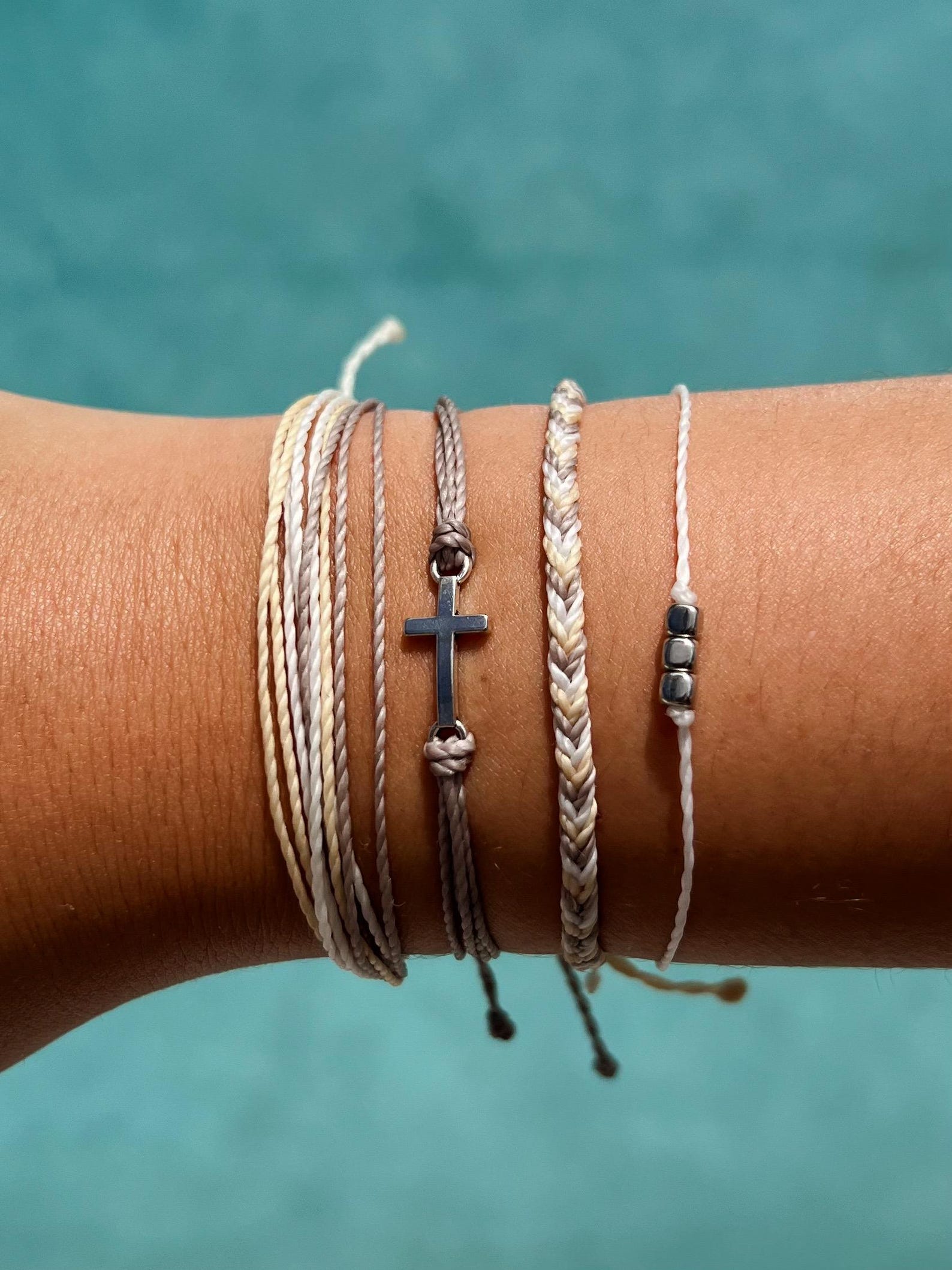 Faith Bracelet Stack Set | Boho Dainty Look | Christian Faith Jewelry ...