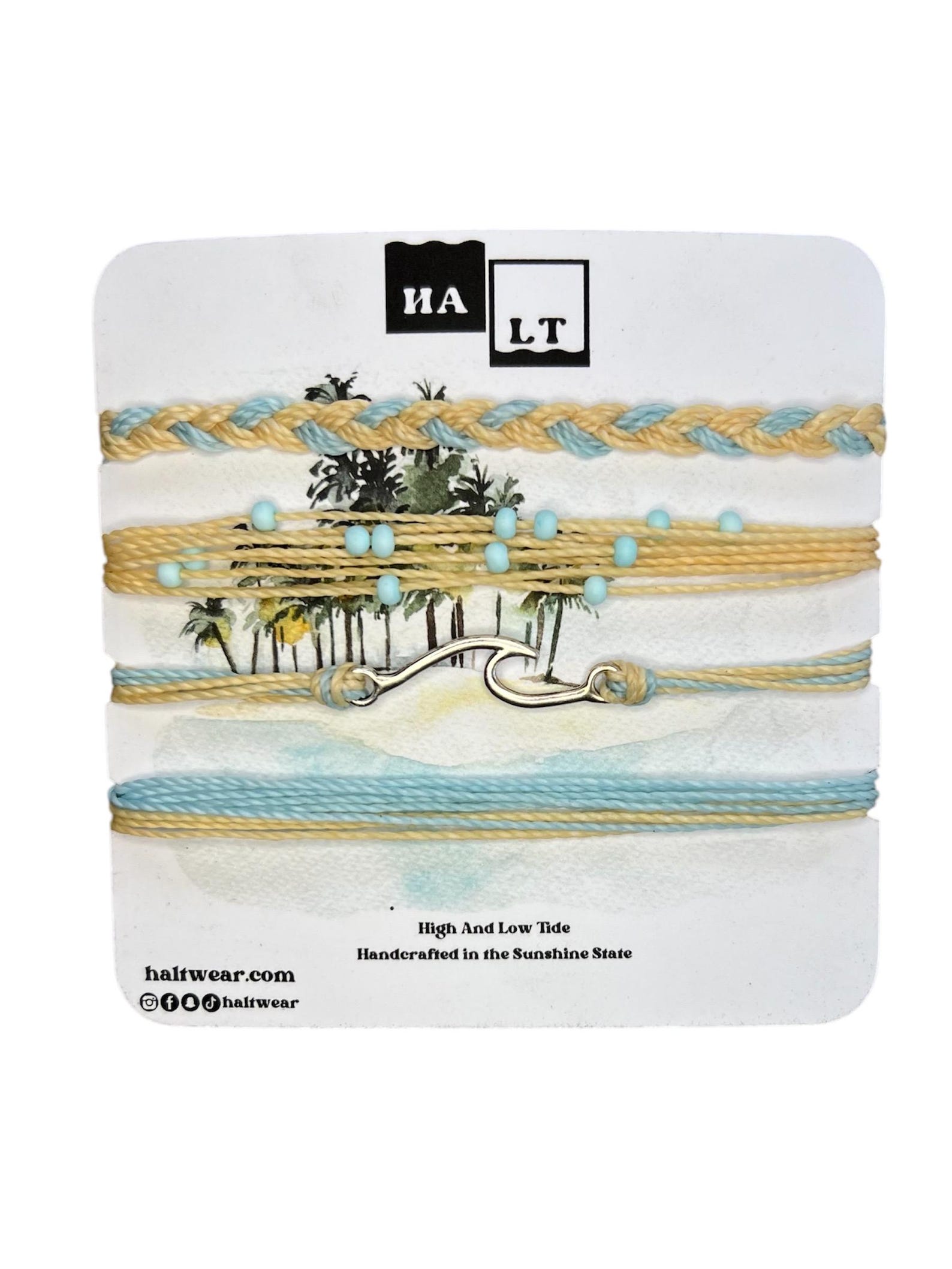 Waves Bracelet Stack Set | Boho Surfer Look | Beach Accessories | Wax ...